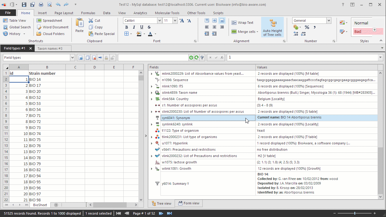 Syn - Edition of data