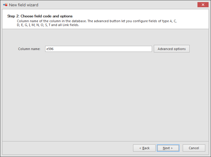 Add new field to a table